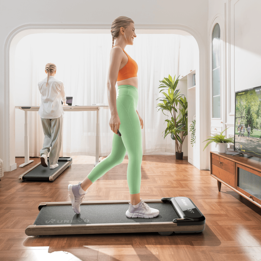 UREVO SpaceWalk E4W Walking Pad | Elegance in Motion, Designed for Home ...
